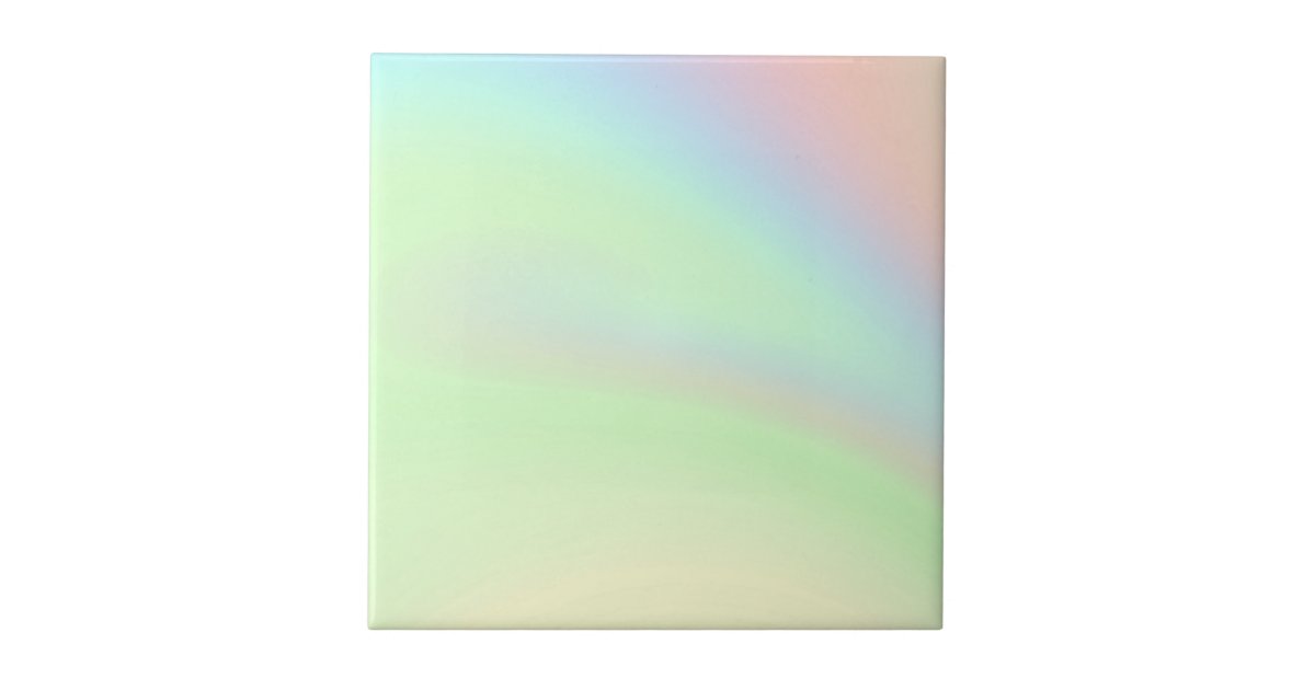 Pastel Rainbow of Color Tile | Zazzle