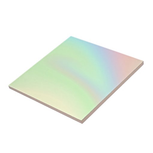 Pastel Rainbow of Color Tile | Zazzle