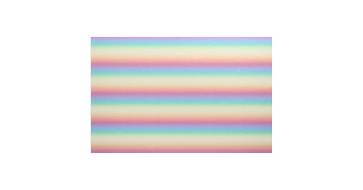 Pastel Rainbow Ombre Fabric | Zazzle