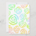Pastel Rainbow Roses Wedding Save The Date | Zazzle