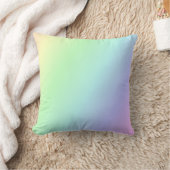 Pastel Rainbow Throw Pillow | Zazzle