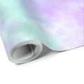 Pastel Rainbow Tie-Dye Watercolor Painting Wrapping Paper | Zazzle