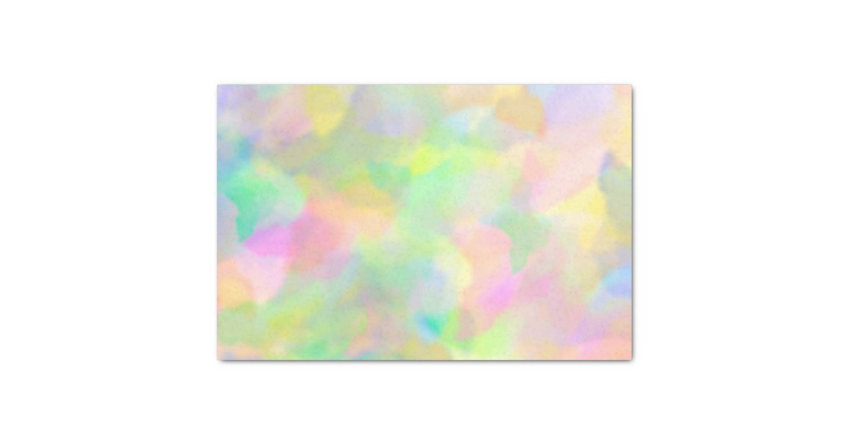 Pastel Rainbow Tissue Paper | Zazzle
