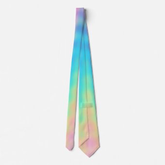 Pastel Rainbow Wedding Neck Tie | Zazzle