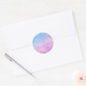 Pastel Sky Galaxy Sticker | Zazzle