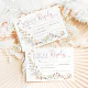 Pastel Spring Wildflower Butterflies Wedding RSVP Card | Zazzle