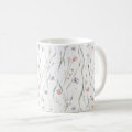 Pastel Tiny Spring Flowers Pattern Coffee Mug | Zazzle