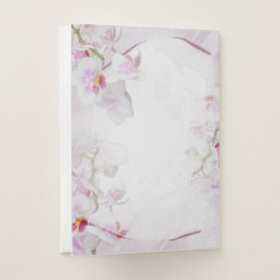 Pastel Tones Floral Design Pocket Folder | Zazzle