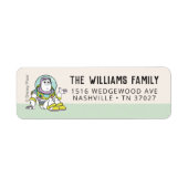 Pastel Toy Story | Buzz Lightyear Birthday Label | Zazzle