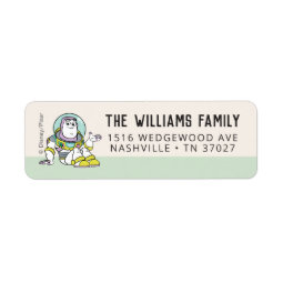 Pastel Toy Story | Buzz Lightyear Birthday Label | Zazzle