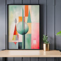 Pastel Watercolor Abstract Wall Art | Zazzle