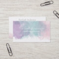 Pastel Watercolor Business Card | Zazzle