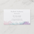 Pastel Watercolor Business Card | Zazzle
