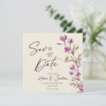 Pastel Wildflower Boho Wedding Save The Date Invitation | Zazzle