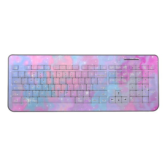 Pastelgoth Pastel Pink Colorful Kawaii Wireless Keyboard | Zazzle.com