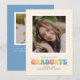 Pastels Groovy Retro Photo Graduation Announcement | Zazzle