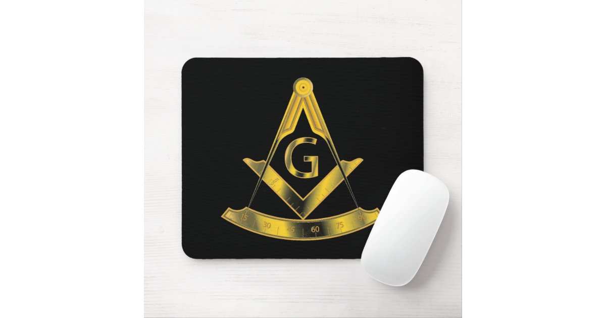 Pastmaster freemason mouse pad | Zazzle