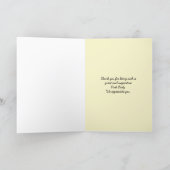 PASTOR APPRECIATION Floral 1ST LADY Thank You Card | Zazzle