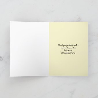 PASTOR APPRECIATION Floral 1ST LADY Thank You Card | Zazzle