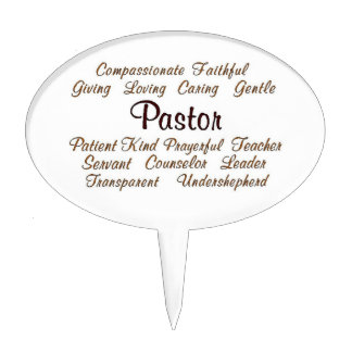Pastor Cake Toppers | Zazzle
