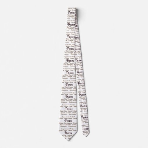 Pastor Attributes Neck Tie | Zazzle