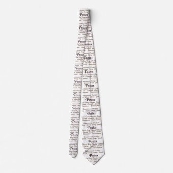 Pastor Attributes Neck Tie | Zazzle