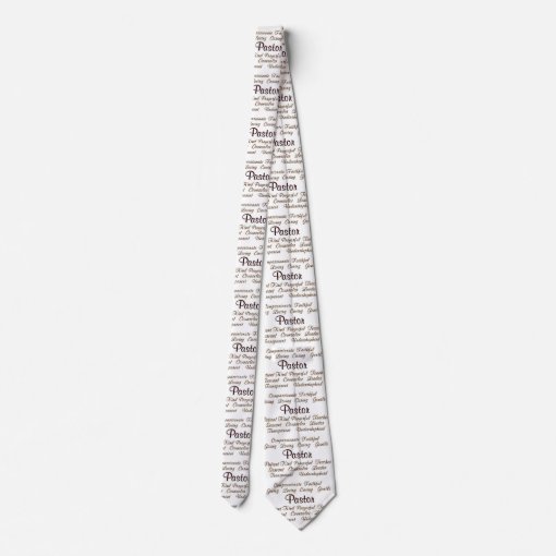Pastor Attributes Neck Tie | Zazzle