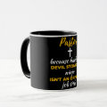 Pastor Because Hardcore Devil Stomping Ninja Mug | Zazzle
