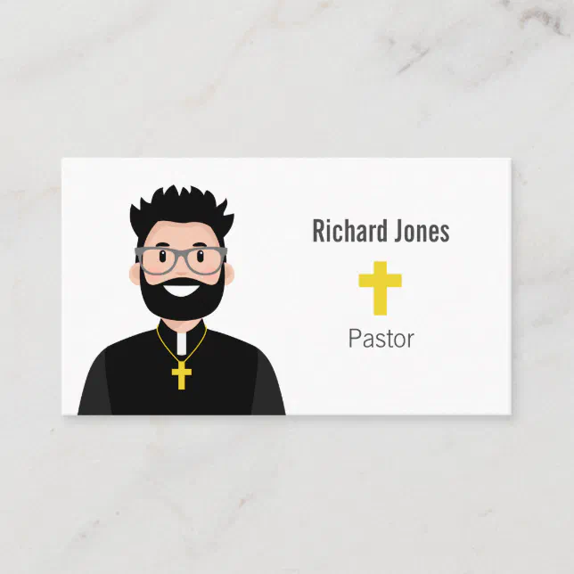 Pastor Business Card | Zazzle