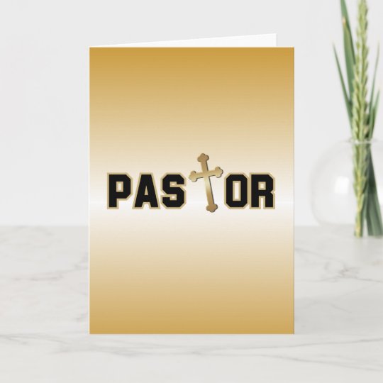 Pastor Card | Zazzle.com