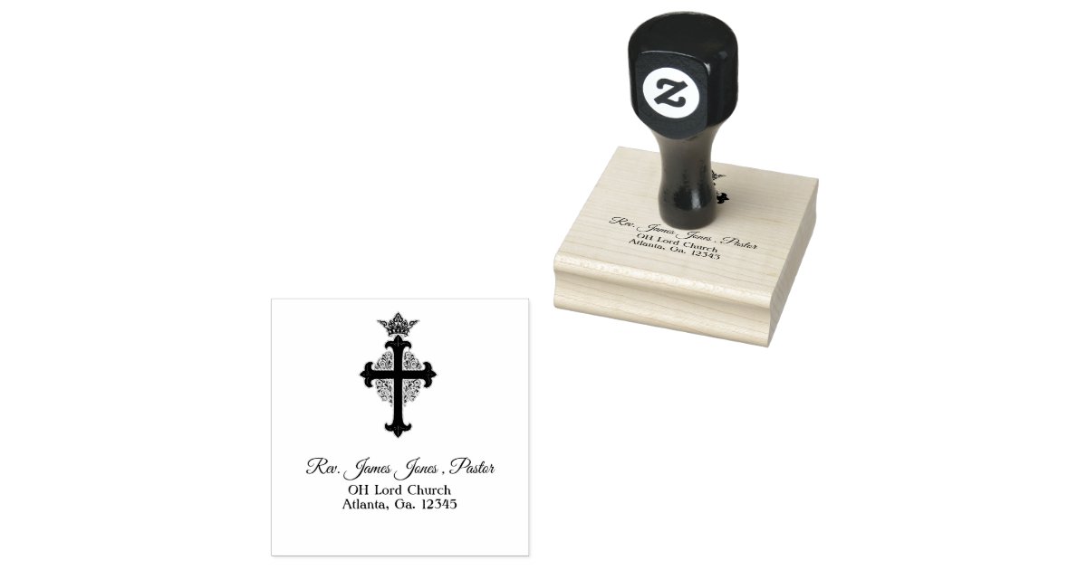 Pastor Personalized Rubber Stamp | Zazzle
