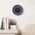 Pastor Priest Ordination Anniversary Stained Glass Clock | Zazzle
