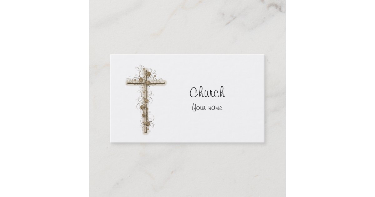 Pastor Reverend Church Business Card | Zazzle