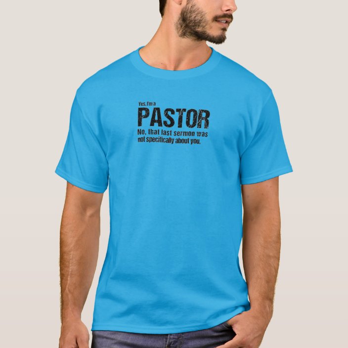 Pastor T-Shirt | Zazzle.com