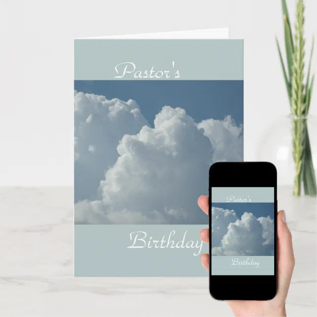 Pastor's Birthday Card | Zazzle