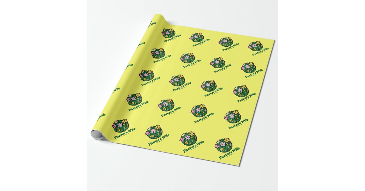 Pastors Wife Wrapping Paper | Zazzle