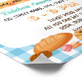 Pastries for Parents flyer poster template | Zazzle