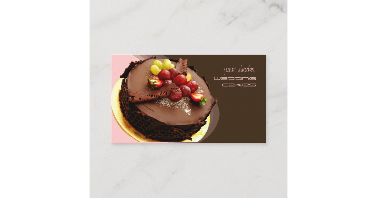 Pastry chef, bakers business cards | Zazzle