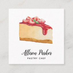 Pastry Chef Business Card | Zazzle