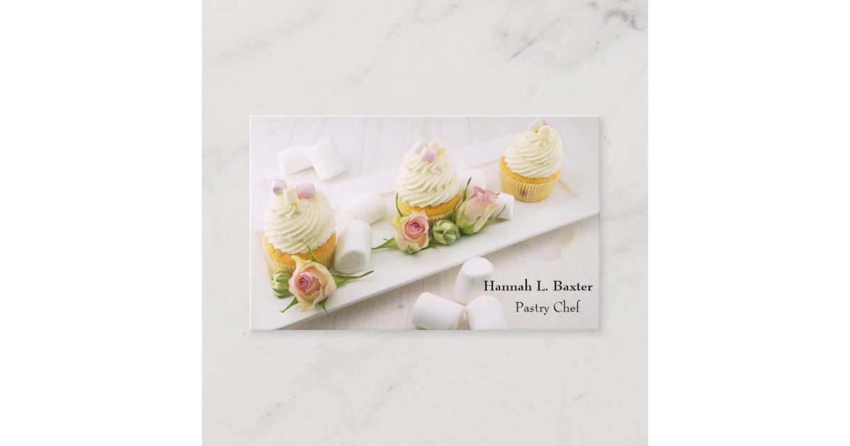 Pastry Chef Business Card | Zazzle