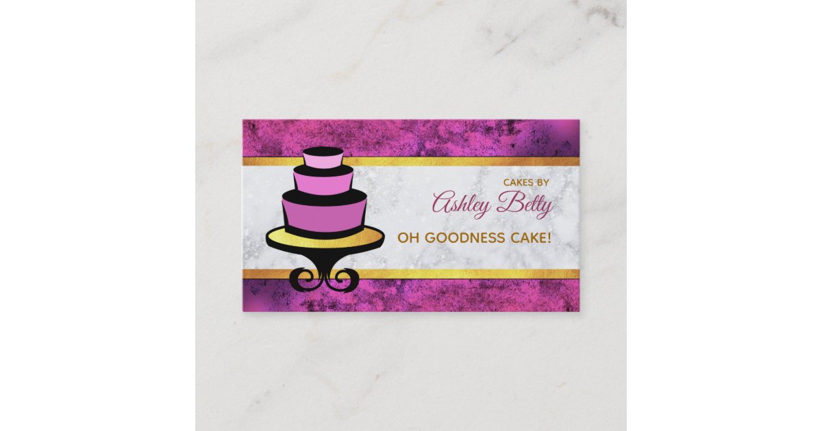 Pastry Chef Slogans Business Cards | Zazzle
