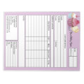 Pastry Cupcake Bakery Sales Form Receipt Invoice N Notepad | Zazzle