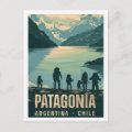 Patagonia Argentina Chili Vintage Travel Place Postcard | Zazzle