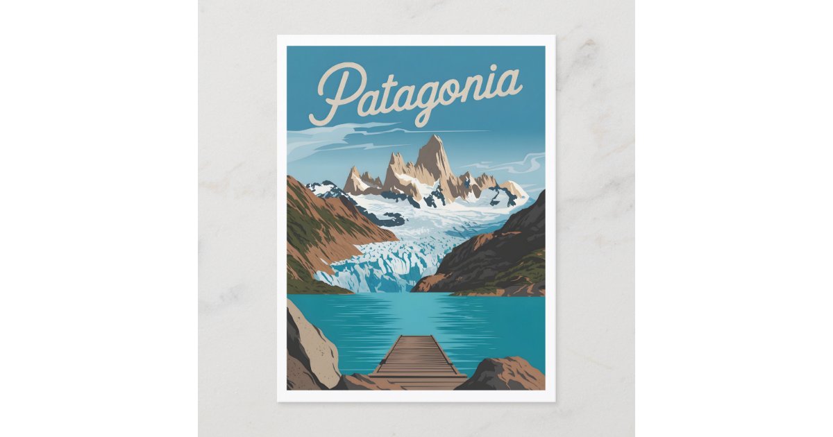 Patagonia Vintage Postcard | Zazzle