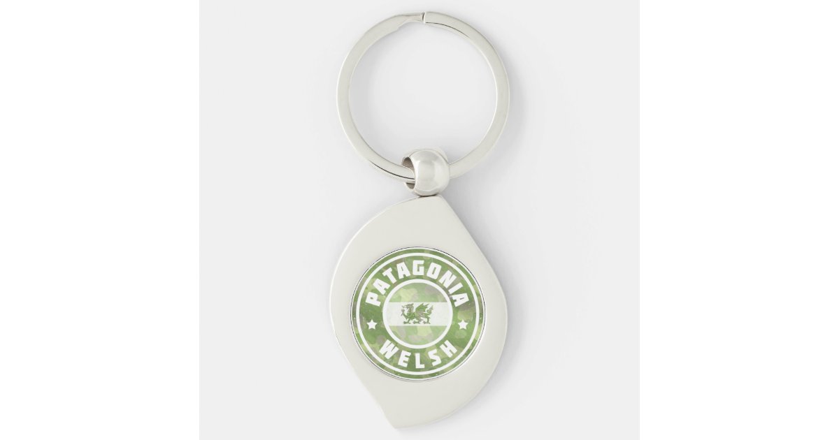 Patagonia Welsh Camo Flag Keychain | Zazzle