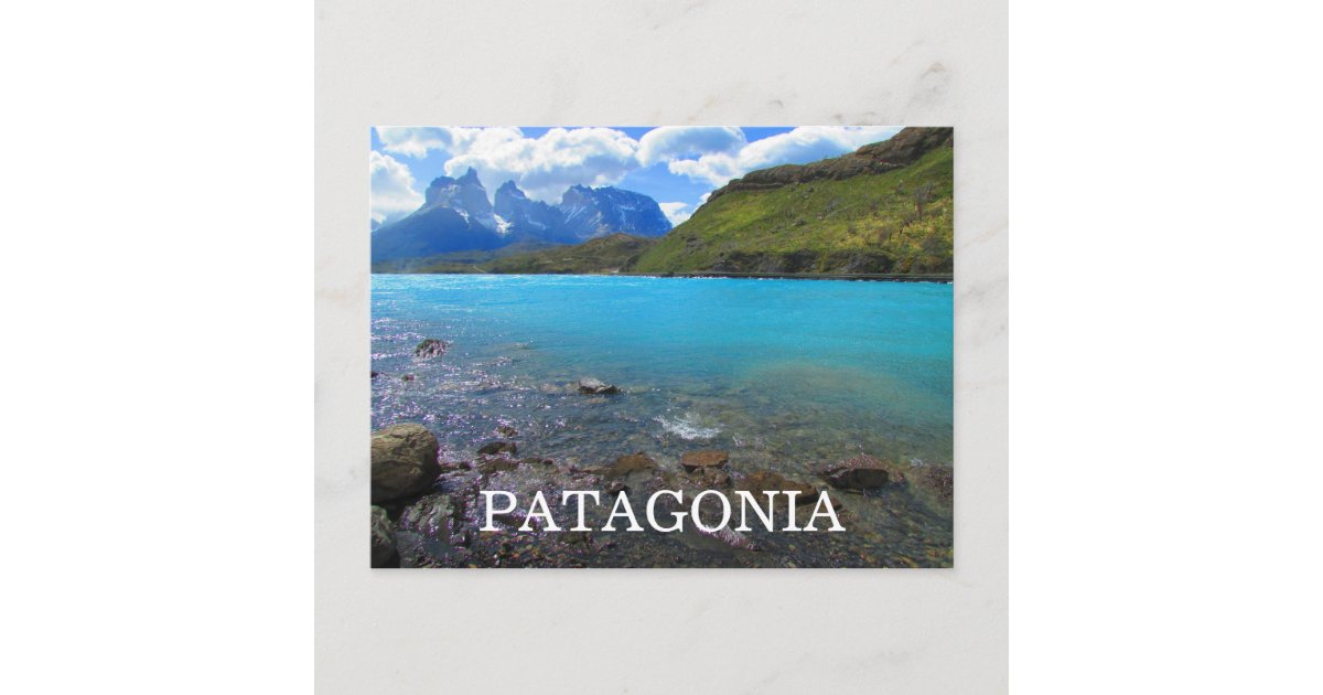 patagonian lake postcard | Zazzle