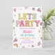 Patch Letters Varsity Fashion Preppy Teen Birthday Invitation | Zazzle