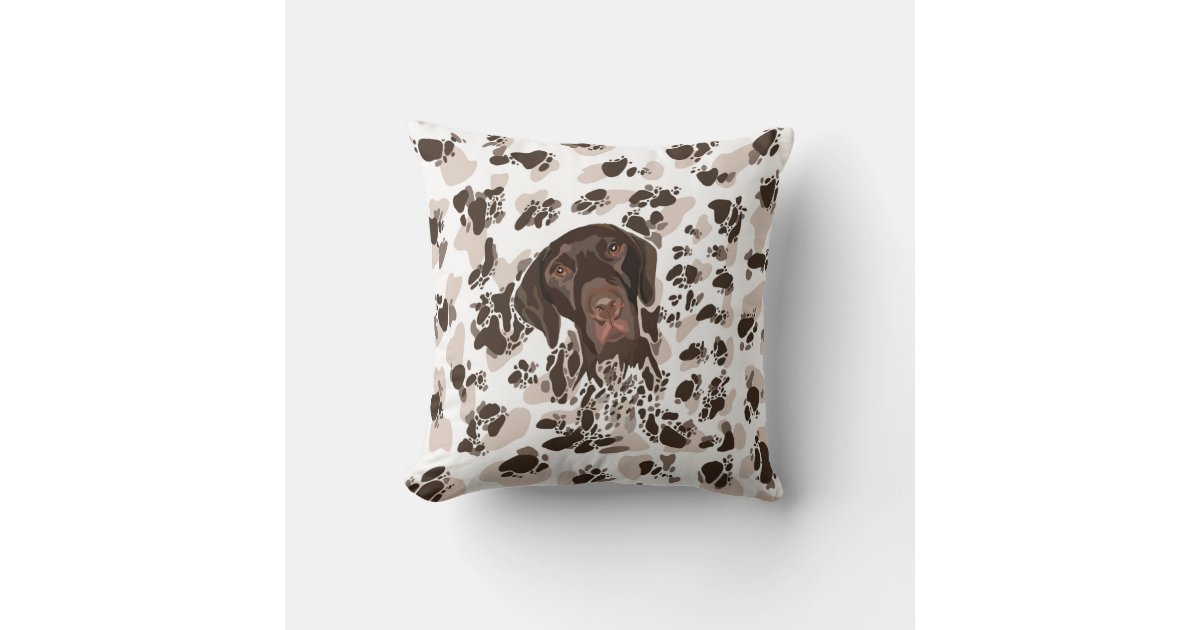 Patched and Ticked GSP Cushion | Zazzle