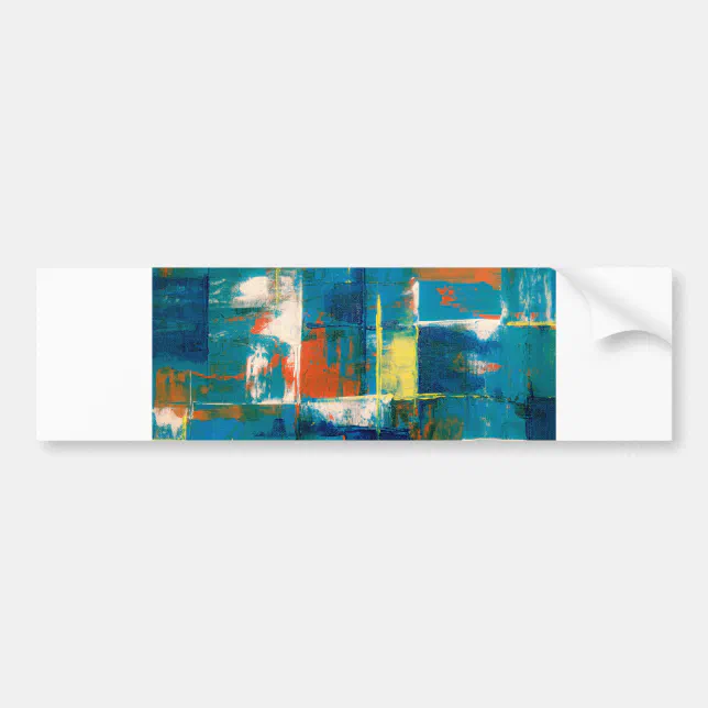 patchwork bumper sticker | Zazzle