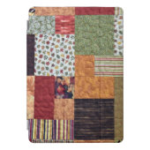patchwork quilt pattern iPad pro cover | Zazzle